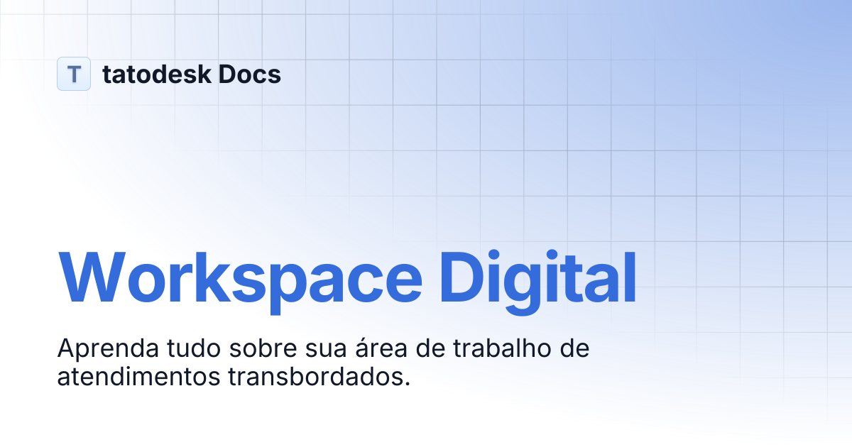 Workspace Digital | tatodesk Docs